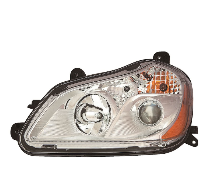 KENWORTH T680 HEADLIGHT ASSEMBLY HID W/ BALLAST - LEFT SIDE (CHROME ...
